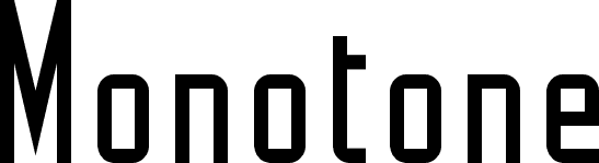 Monotone Light font | Fonts2u.com