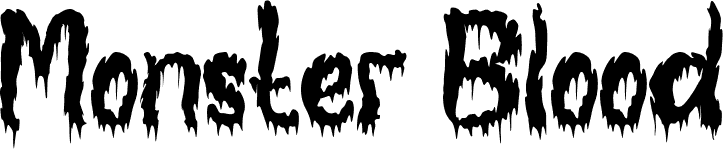 Monster Blood font | Fonts2u.com