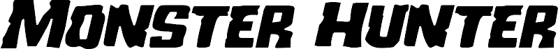 Monster Hunter Condensed font | Fonts2u.com