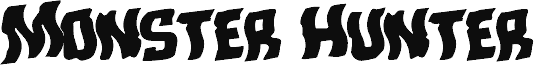 Monster Hunter Staggered font | Fonts2u.com