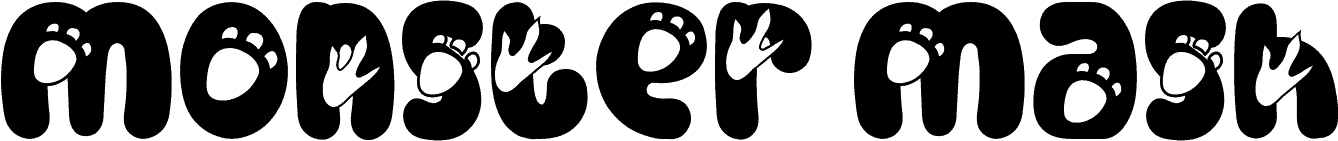 Monster Mash Dino 5 font | Fonts2u.com