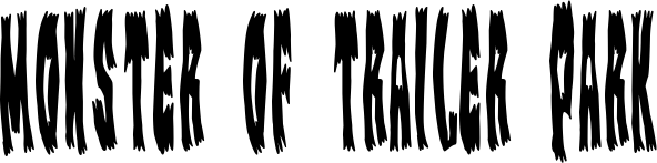 Monster of Trailer Park font | Fonts2u.com