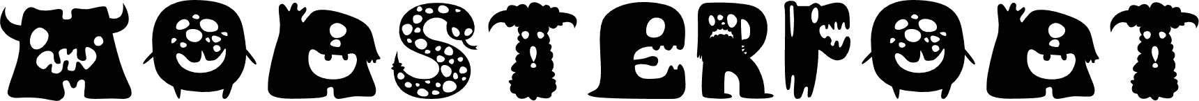 Monsterfont font | Fonts2u.com