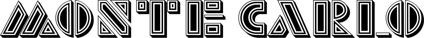 Monte Carlo Extravagant Filled Regular font | Fonts2u.com