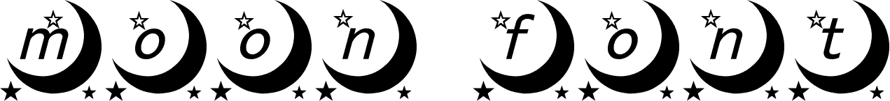 moon font font | Fonts2u.com