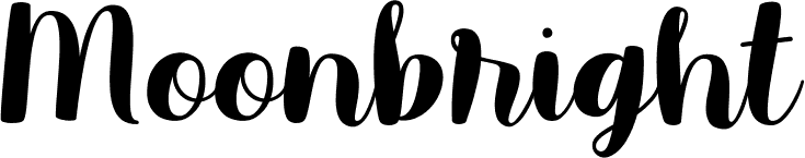 Moonbright Demo font