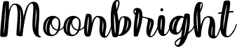 Moonbright Demo font | Fonts2u.com