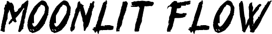 Moonlit Flow font | Fonts2u.com