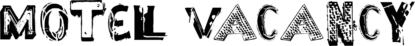 Motel Vacancy font