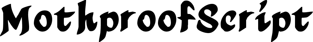 MothproofScript font | Fonts2u.com