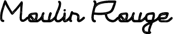 Moulin Rouge font | Fonts2u.com
