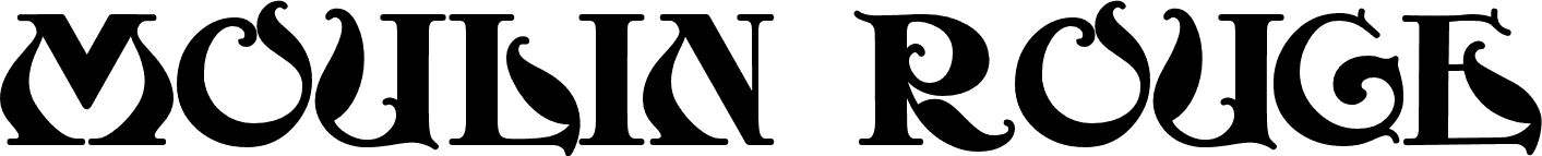 Moulin Rouge font | Fonts2u.com