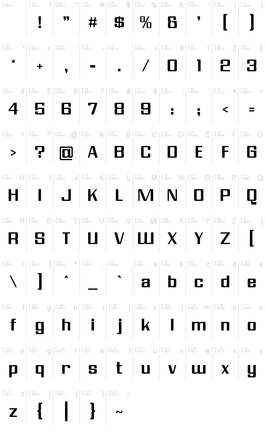 Modern Vision Regular Font Modern Vision Regular Font
