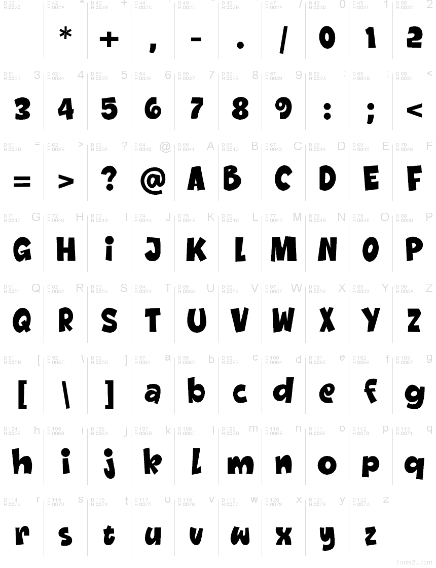 Monkey Dancing font