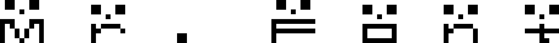 Mr. Font Regular font
