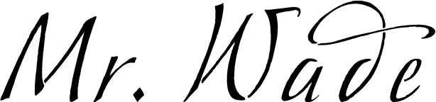 Mr. Wade font | Fonts2u.com