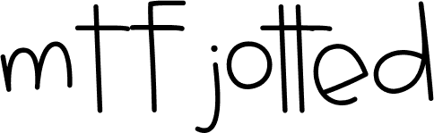 MTF Jotted font | Fonts2u.com