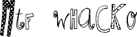 MTF Whacko font | Fonts2u.com