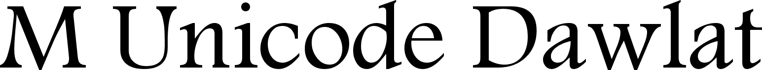 M Unicode Dawlat font | Fonts2u.com