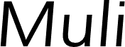 Muli Light font | Fonts2u.com