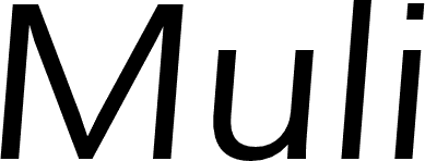 Muli Italic font | Fonts2u.com