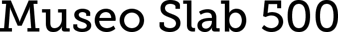 MuseoSlab-500Italic font | Fonts2u.com