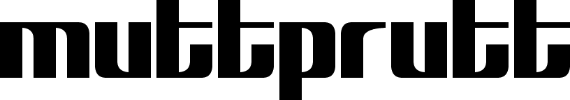 muttprutt font
