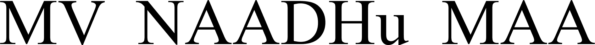 MV NAADHu MAA font | Fonts2u.com
