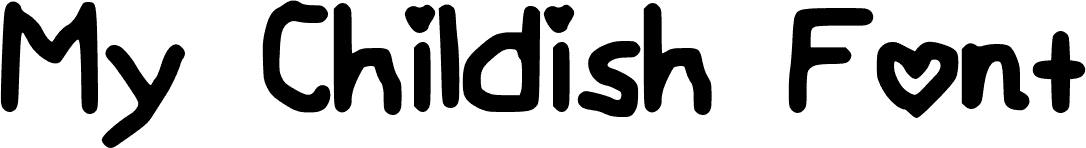 My Childish Font font | Fonts2u.com