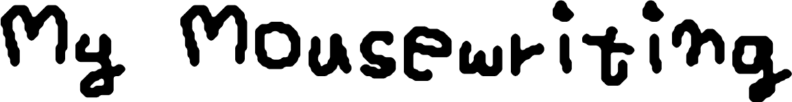 My Mousewriting font | Fonts2u.com