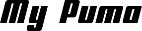 My Puma font