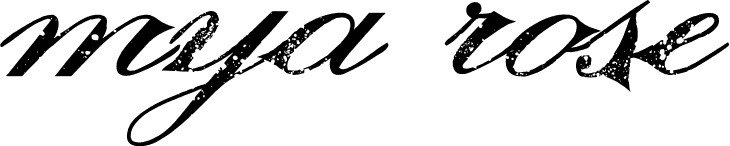 mya rose font