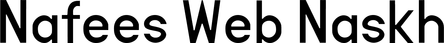 Nafees Web Naskh font | Fonts2u.com