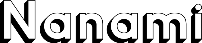 Nanami-3D-Med font | Fonts2u.com