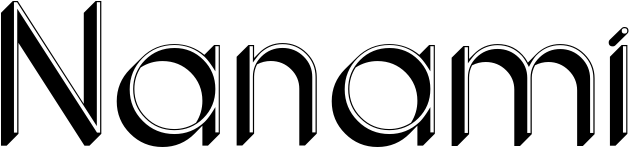 Nanami-3D-Thin font | Fonts2u.com