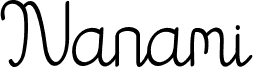 Nanami-3D-Thin font | Fonts2u.com