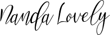 Nanda Lovely Bold font