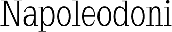 Napoleodoni-Bold font | Fonts2u.com