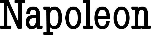 Napoleon-Bold Schriftart | Fonts2u.com