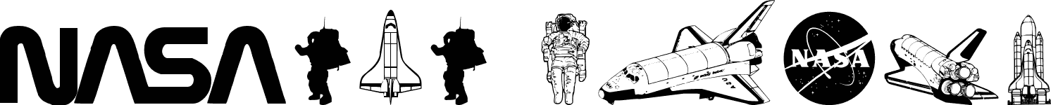 NASA Dings Schriftart | Fonts2u.com