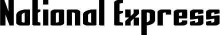 National Express Xtra ExpandIt font | Fonts2u.com
