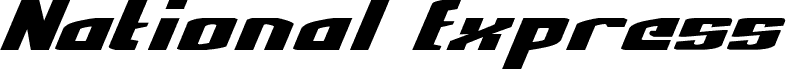 National Express font