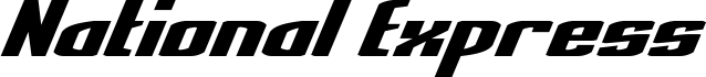 National Express Xtra ExpandIt font | Fonts2u.com