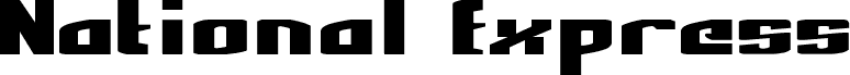 National Express font | Fonts2u.com