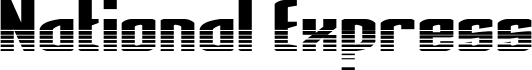 National Express 3D font | Fonts2u.com