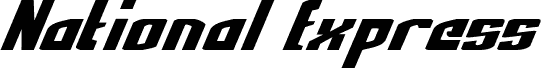 National Express font | Fonts2u.com