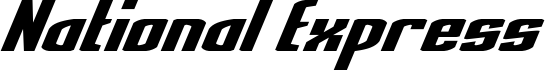 National Express font | Fonts2u.com