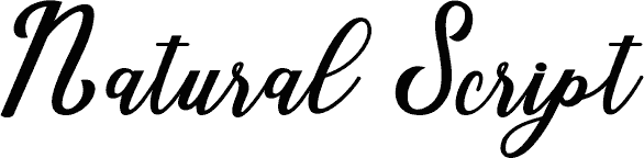 NaturalScript font