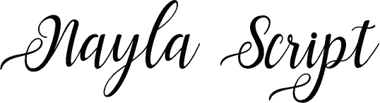 Nayla Script font | Fonts2u.com