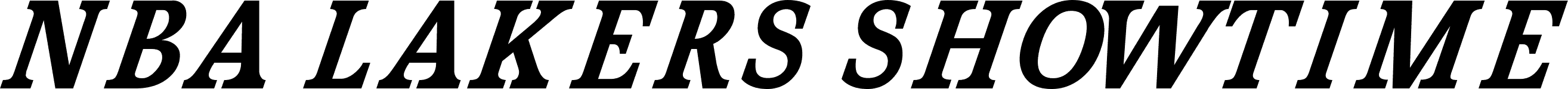 NBA Lakers Showtime fuente | Fonts2u.com